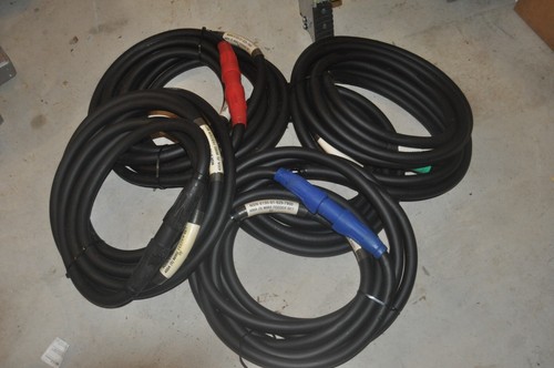 LEX CAM LOCK 400AMP 4/0 POWER DISTRIBUTION FEEDER Cable SET 2000V 5 25 ...