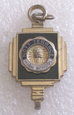 Vintage Nott Terrace High School Key Charm - New York | eBay