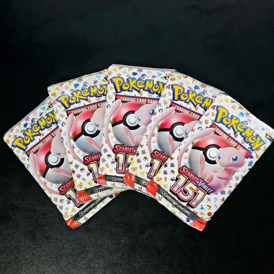 151 Single Booster Pack Sealed - ENGLISH Scarlet & Violet Pokemon TCG ...