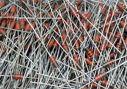 50 Stackpole 2,200 Ohm (2.2KΩ) 1/2W ±20% Carbon Comp Axial Resistors ...
