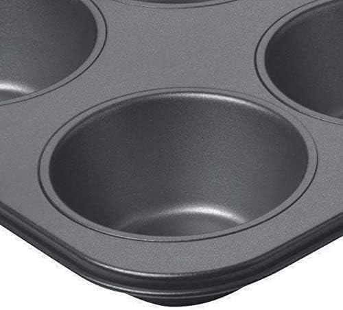 Non stick steel 12 cup shallow fairy cake, bun, tart, baking tray mince ...