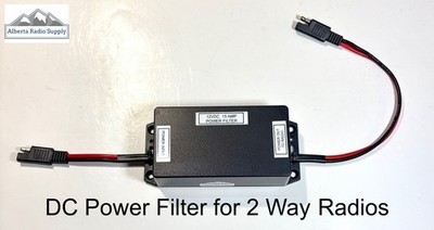 DC Power Filter for 2 Way Radio 15 AMP Inline No Wiring Motorola ...