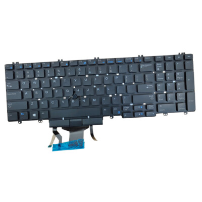 for Dell Precision 7540 15.6" Laptop US Keyboard 266YW SN7271BL ...