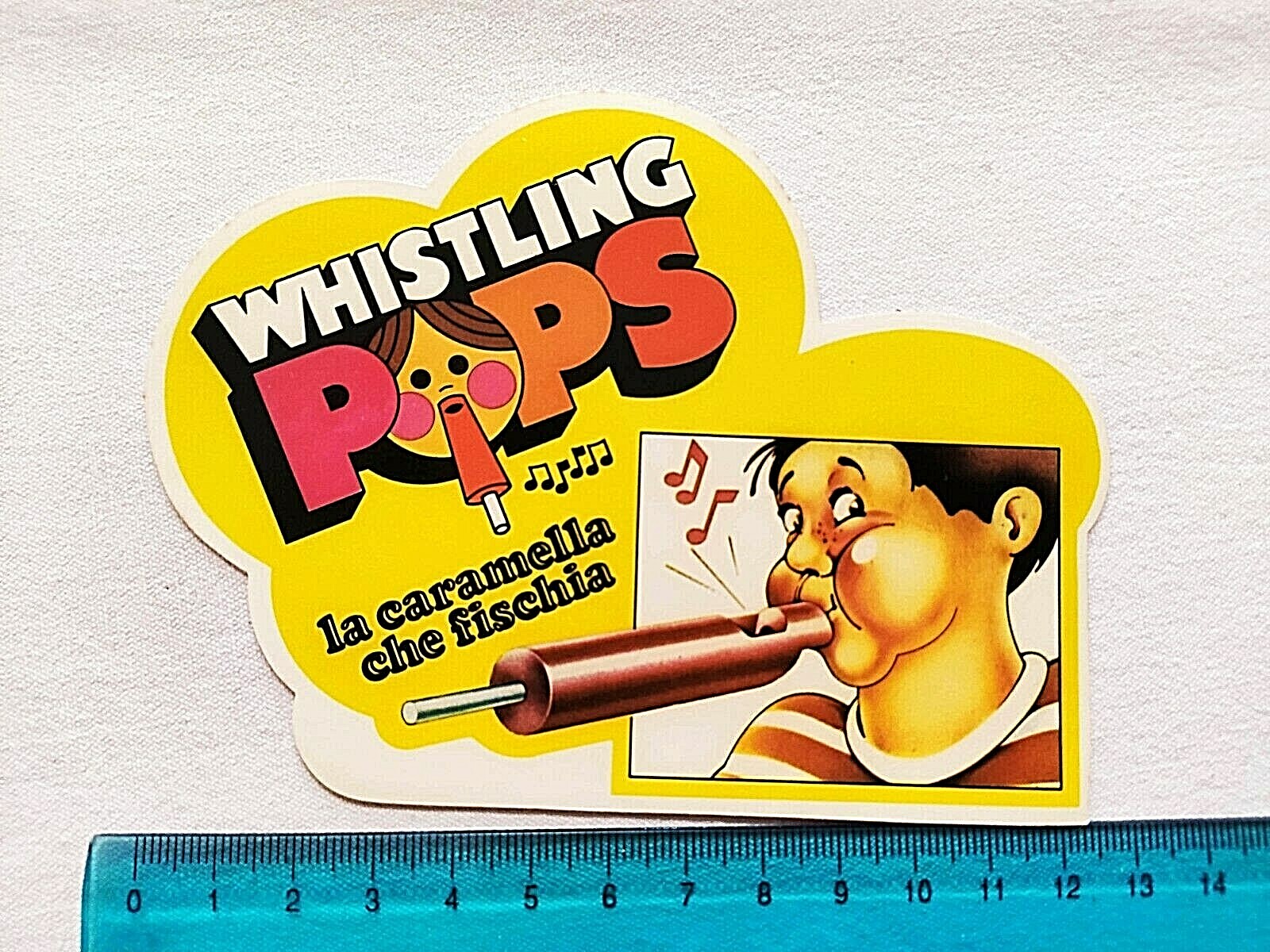 Whistling Pops Candy Adhesive Years 80 80s Old Sticker Vintage Original ...