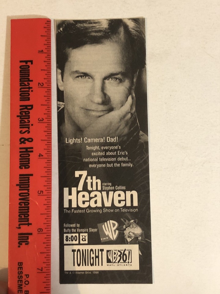7th Heaven Tv Guide Print Ad Advertisement Stephen Collins TV1 | eBay