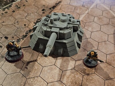 Large Cannon Turret Installation 40k Kill Team 3d terrain wargame ...