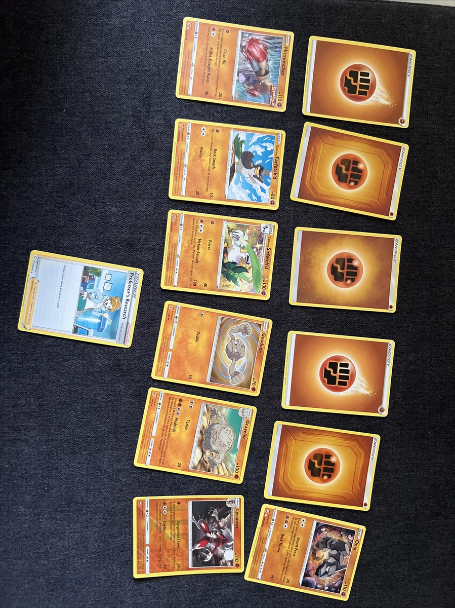 All Fighting Type Pokemon Cards