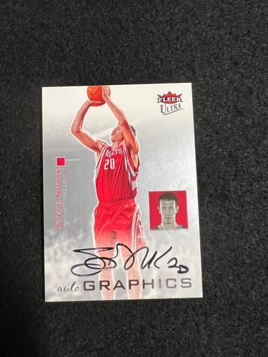 2007-08 Fleer Ultra Basketball Auto Graphics Steve Novak #AU-NO Houston ...