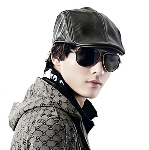 New (Sheepskin hat) men's casual hat / taxi driver cap/ Newsboy hat ...