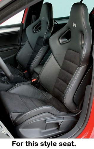 CAR SEAT COVER FITS VW GOLF GTI R CLUB SCIROCCO R AUDI RS S LINE R8 ...