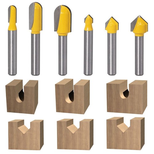 Shank Carbide Wood Carving Round Head Cutter Router Bits Woodworking ...