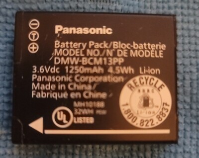 Panasonic Genuine OEM DMW-BCM13PP Battery for DMC-FT5 DMC-LZ40 DMC-TS5 ...
