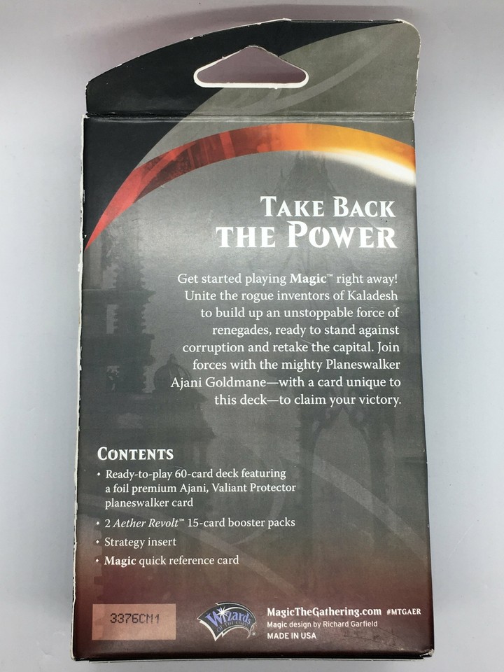 Magic The Gathering🇺🇸Ajani Valiant Protector Aether Revolt PlanesWalker ...