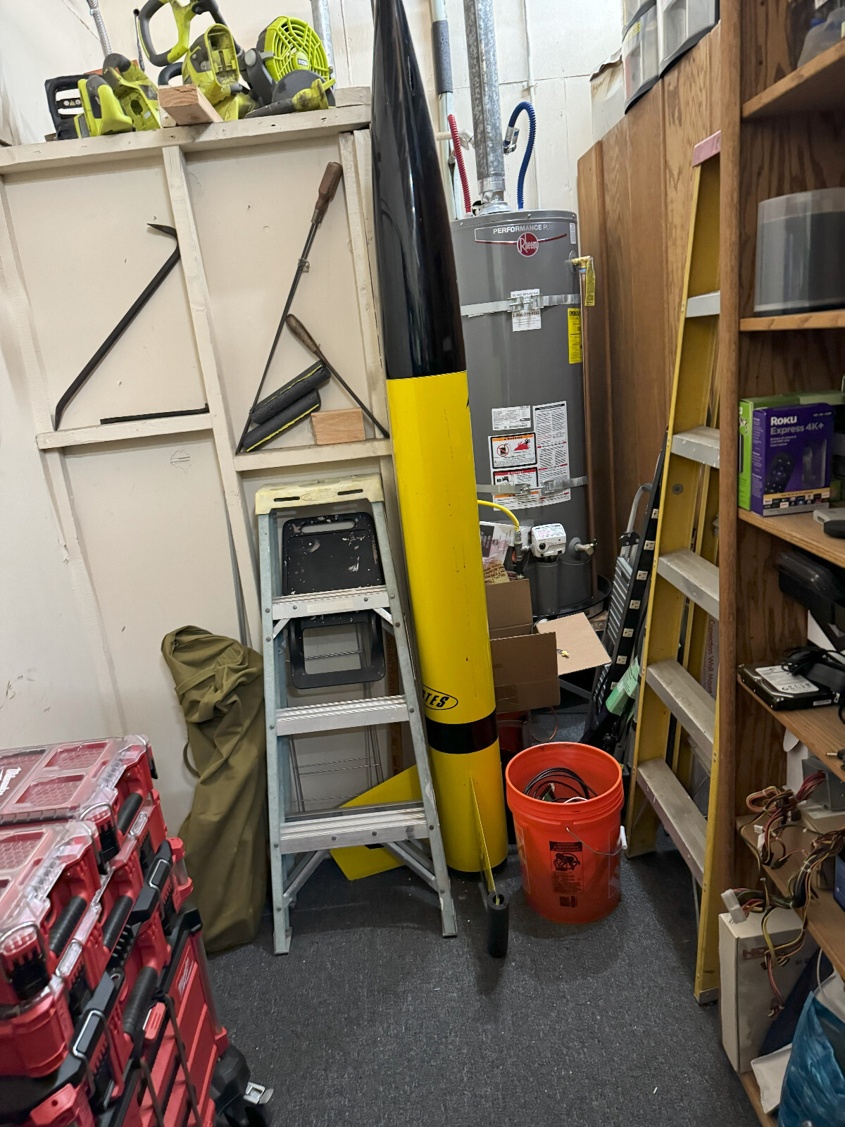 CUSTOM 3x Scale ESTES GOBLIN High Power Rocket, HPR, Aluminum + Wood | eBay