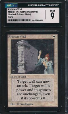 Beta Animate Wall CGC 9 Graded Magic MTG (4021) -magicgraders- | eBay