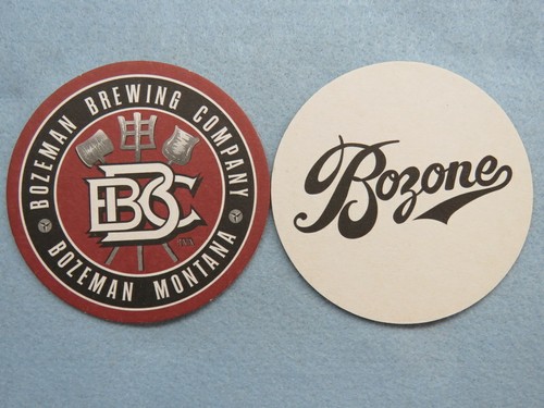 Beer Collectible Breweriana Coaster ~ BOZEMAN Brewing Company ~ MONTANA ...
