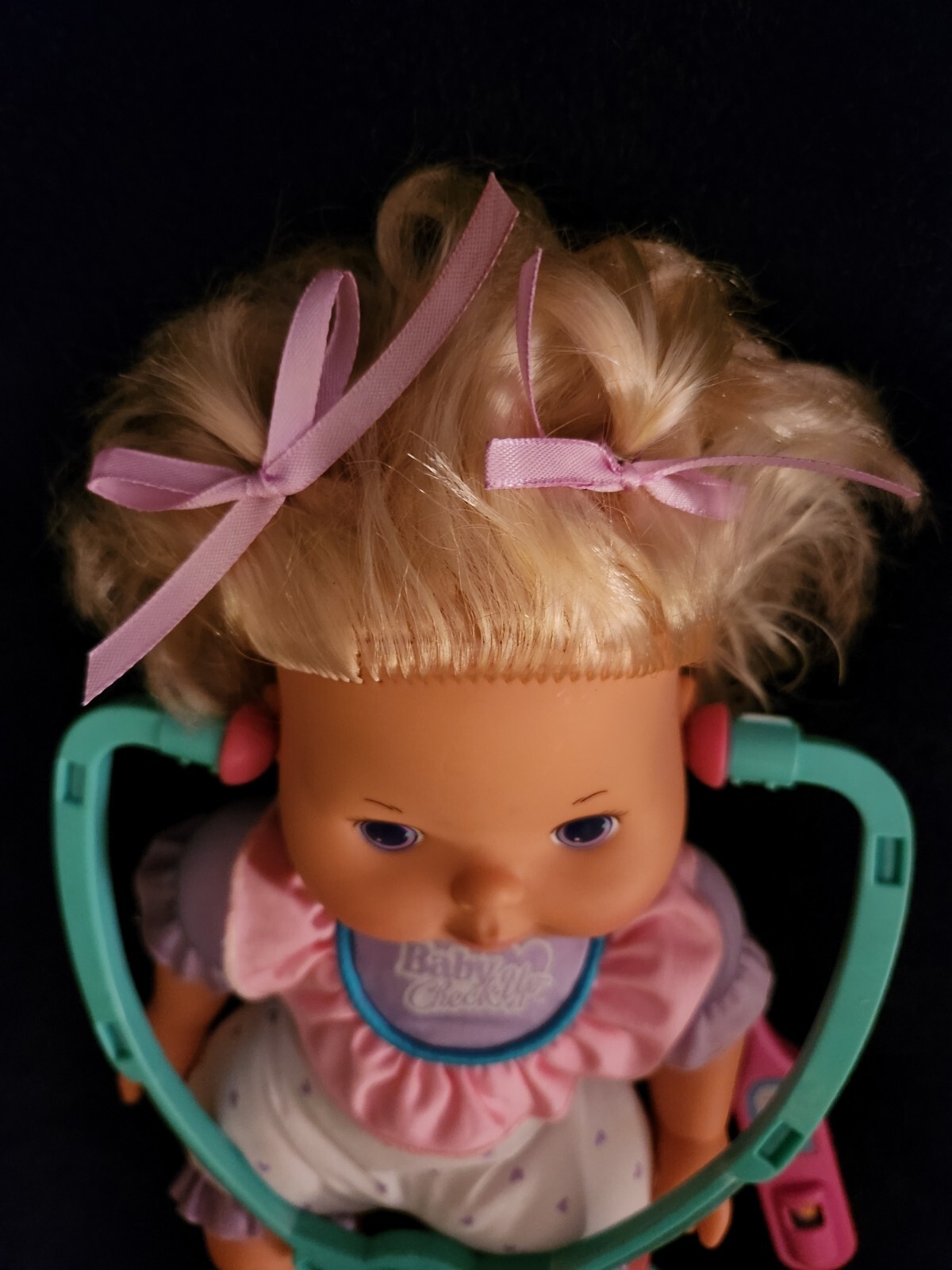 Vtg 1993 Kenner Baby Check-Up Doll Complete Stethoscope DOCTOR KIT ...