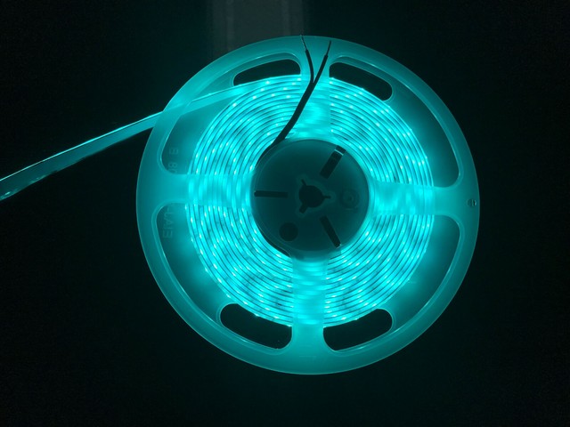 5M Cyan Led Strip Lights Cyan (490nm) 485nm-495nm Lighting Waterproof ...