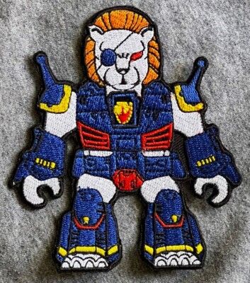 BATTLE BEASTS embroidered PIRATE LION figure patch action takara ...