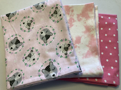 Handmade baby receiving blankets set of 3 | eBay