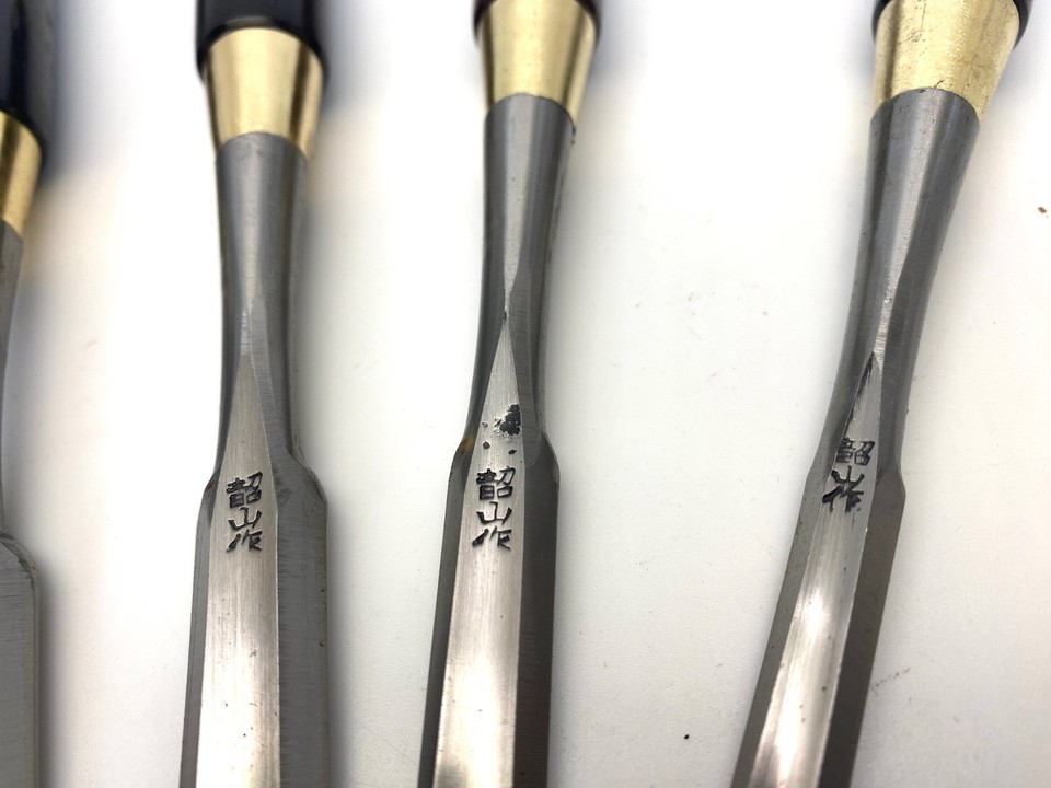Japanese Premium Chisel (Sotomaru-Nomi )Set of 5 " SHOZAN" Vintage ...