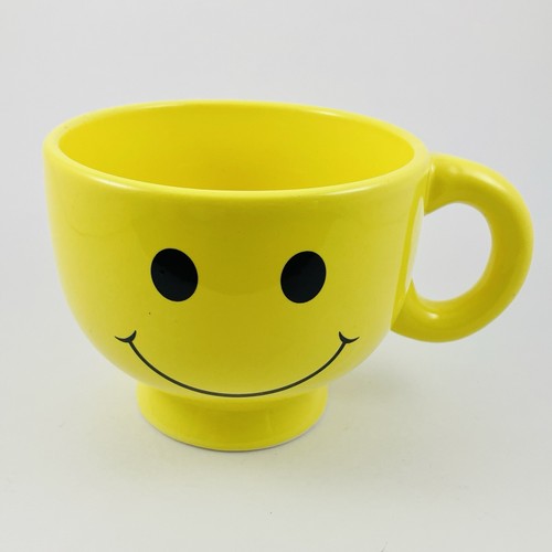 Smiley Face Mug Cup / Large / Coffee, Tea, Soup, or Planter | eBay
