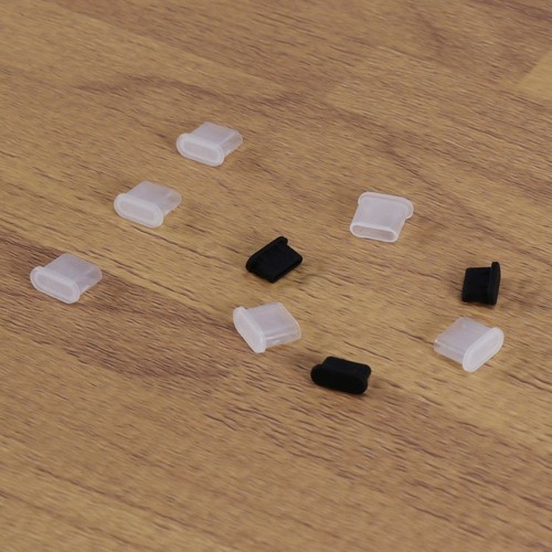 10 Pairs Type C Charging Port Cover Protective Plug Dust USB Protector ...