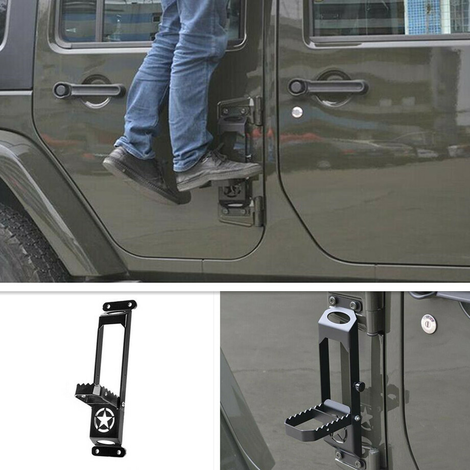 Side Door Roof Foot Pedal Ladder Car Accessories For Jeep 2020 2021 ...