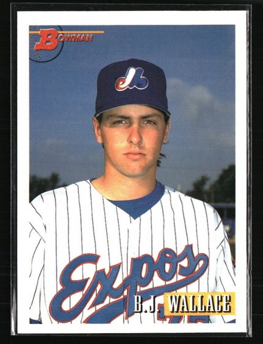 B.J. Wallace 1993 Bowman #676 Baseball Card | eBay