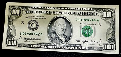 Rare Clean 100 dollar bill, 1993 | eBay