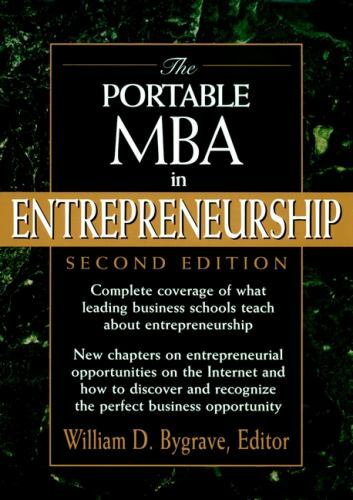 The Portable MBA Ser.: The Portable MBA in Entrepreneurship by William ...