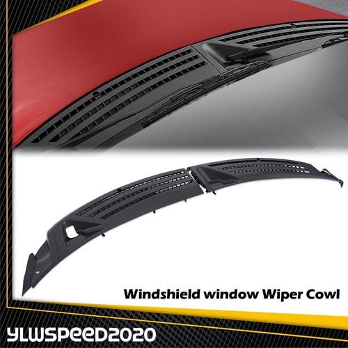 Pair Windshield Window Wiper Cowl Cover Panel Black Fit For 2004-2008 ...