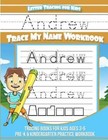 Letter Tracing for Kids Andrew Trace my Name Workbook: Tracing Books ...