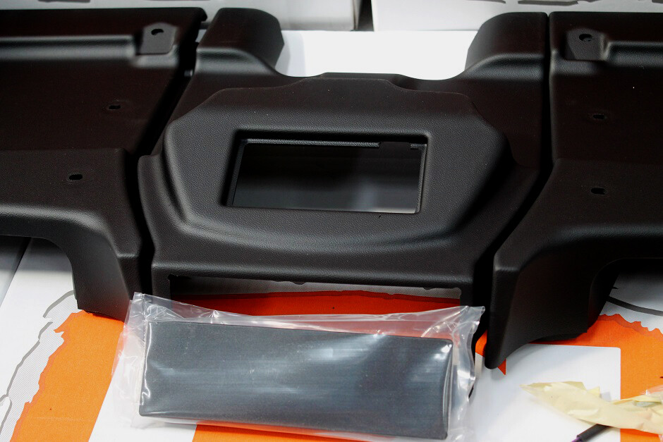 Roof head lining BLACK console/ pocket pod kit Fits Land Rover Defender ...