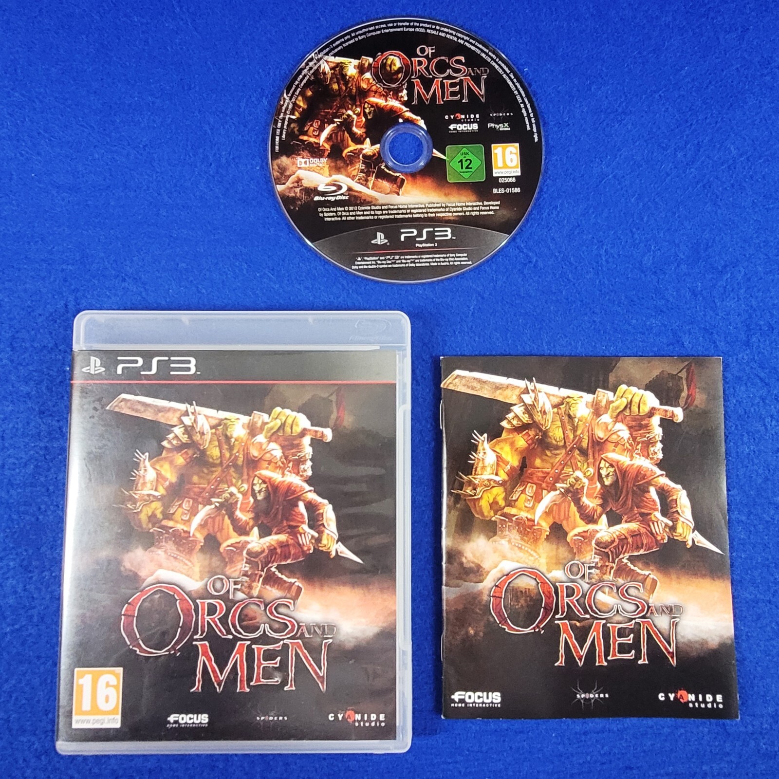 ps3 OF ORCS & And MEN Game PLAY AS ORCS & GOBLINS! REGION FREE PAL UK ...