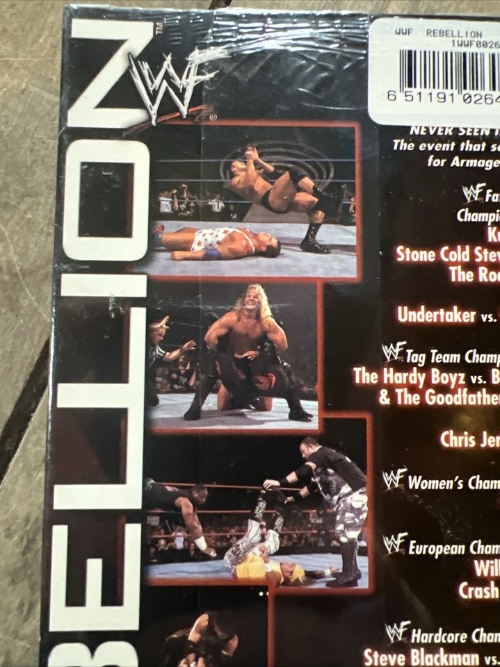 WWF REBELLION - WWF DIVAs Ivory vs Lita ( VHS 2001 WWF ) NEW Sealed ...
