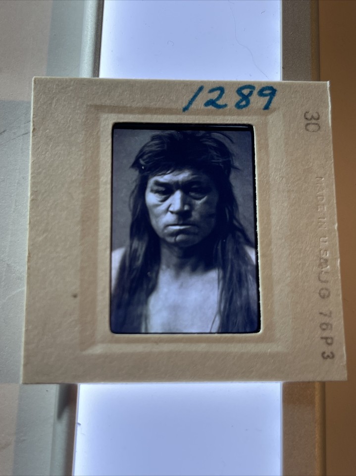 Edward Curtis “Falling On The Land” Cayuse Native American 35mm Art ...