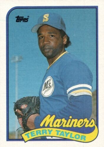 1989 Topps #597 Terry Taylor Pitcher Seattle Mariners FREE shipping | eBay