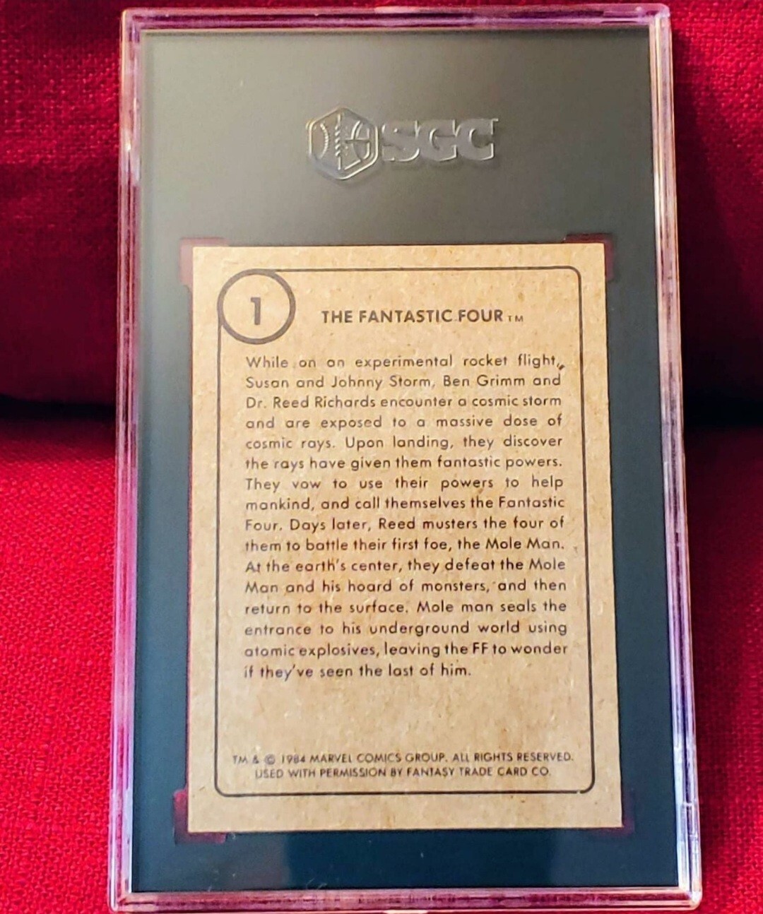 1984 FTCC Marvel First Issue Covers Fantastic Four #1 SGC 9.5 (Pop 1, 0 ...