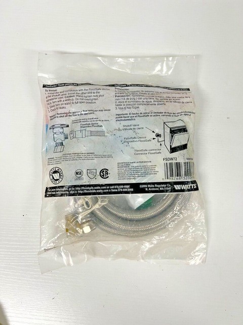 Watts FSD72H Floodsafe Dishwasher Connector 3/8" Kit for sale online | eBay
