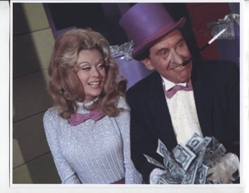 BATMAN tv BURGESS MEREDITH & MONIQUE VAN VOOREN signed AUTOGRAPH 8944 ...