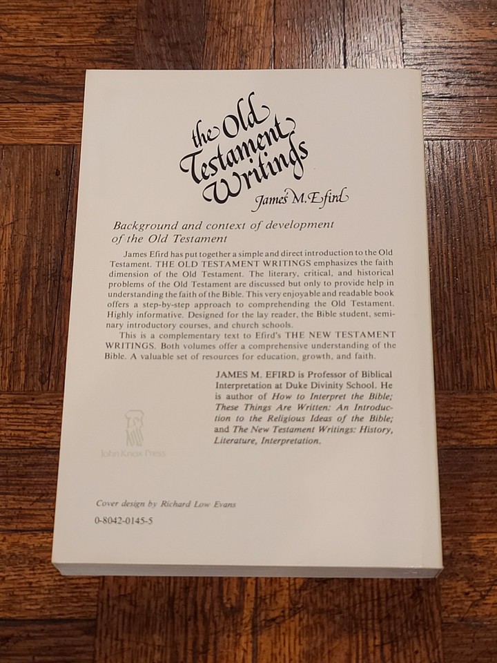 THE OLD TESTAMENT WRITINGS History, Literature, Interpretation ...