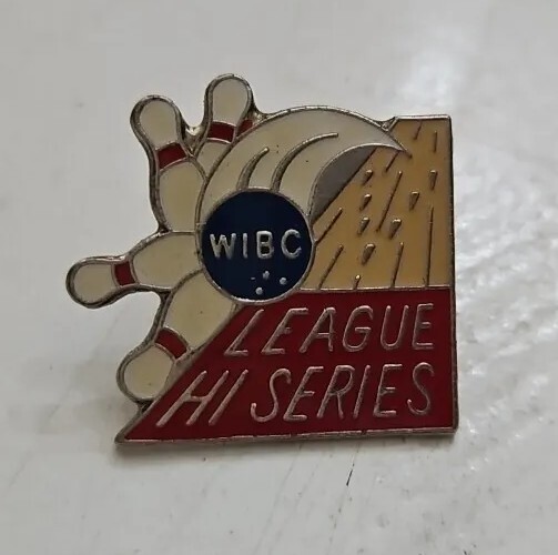 WIBC League Hi Series Pin Bowling Ball Pins Lane Hat Pin | eBay
