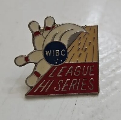 WIBC League Hi Series Pin Bowling Ball Pins Lane Hat Pin | eBay