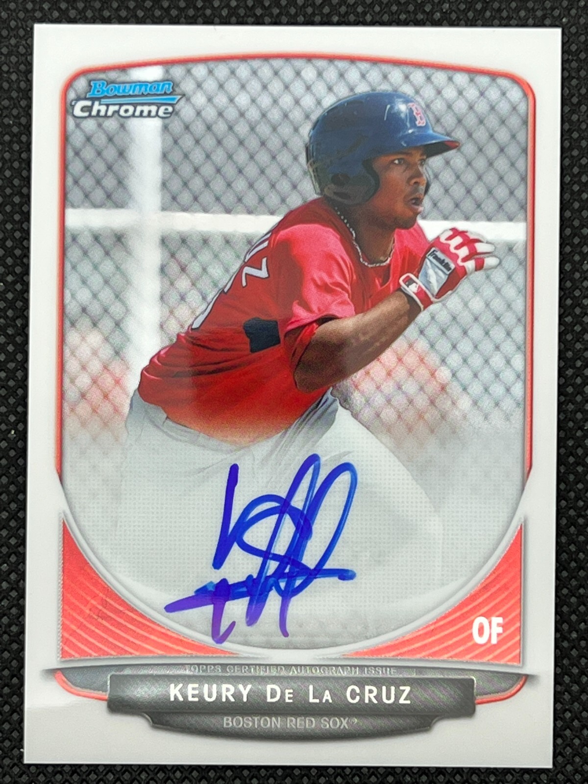 2013 Bowman Chrome Auto Keury De la Cruz BCA-KD Red Sox 13D | eBay
