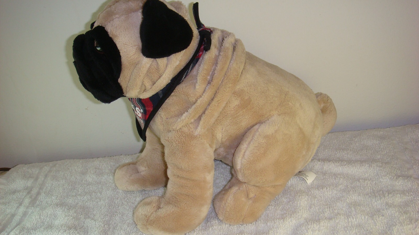 Scheels 2019 Jaag Pug Dog Plush Stuffed Animal Toy Bandana 12” | eBay