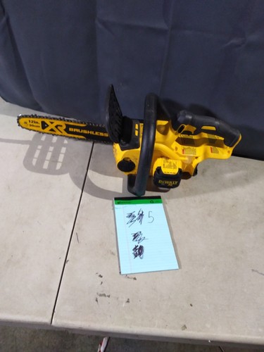 DEWALT DCCS620B 20V MAX XR Brushless 12 in. Compact Chainsaw (Tool Only ...