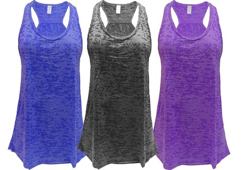 Pack of 3-Epic MMA Gear Flowy Racerback Tank Top (2XL,BLACK,BLU/PURPLE ...