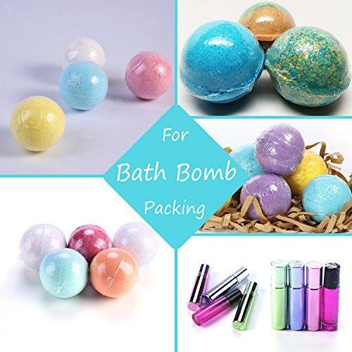 Shrink Wrap Bags 300 Pcs Bath Bomb Clear Heat Gift Wrappers For Diy ...