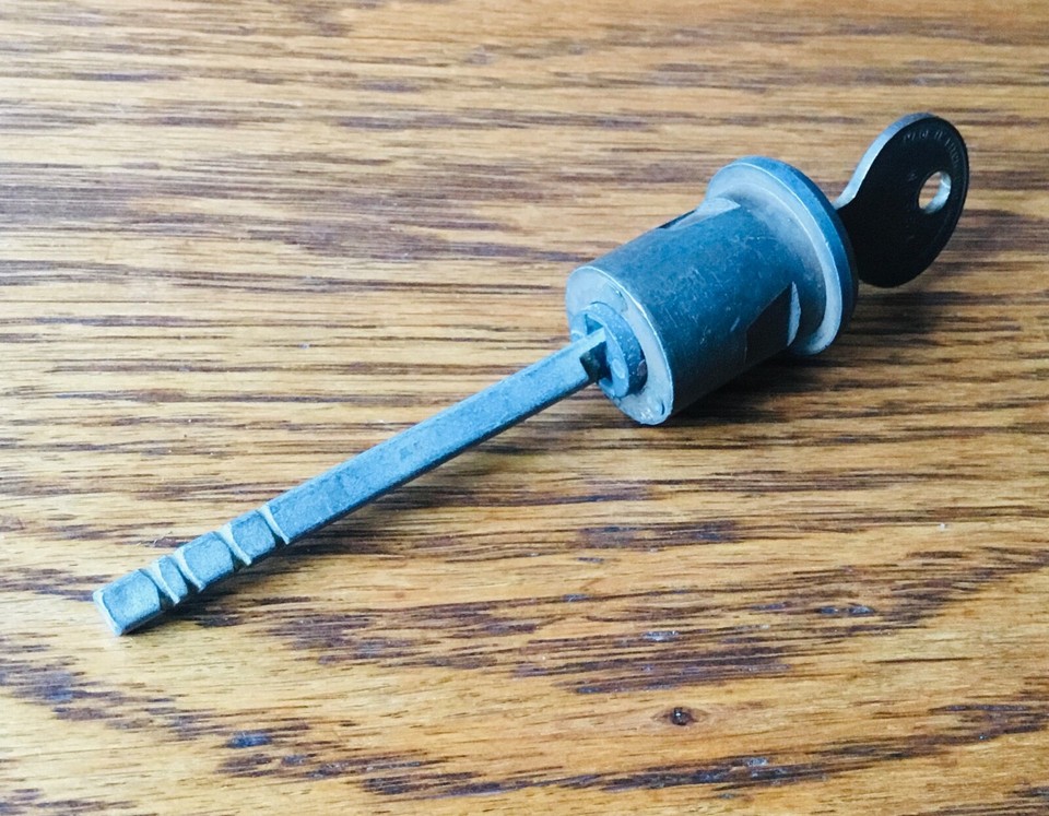 1930s 1940s LOCK CYLINDER w/KEY vtg NOS exterior | eBay